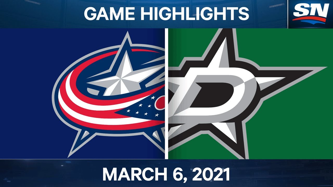 NHL Game Highlights | Blue Jackets vs. Stars – Mar. 6, 2021 - YouTube