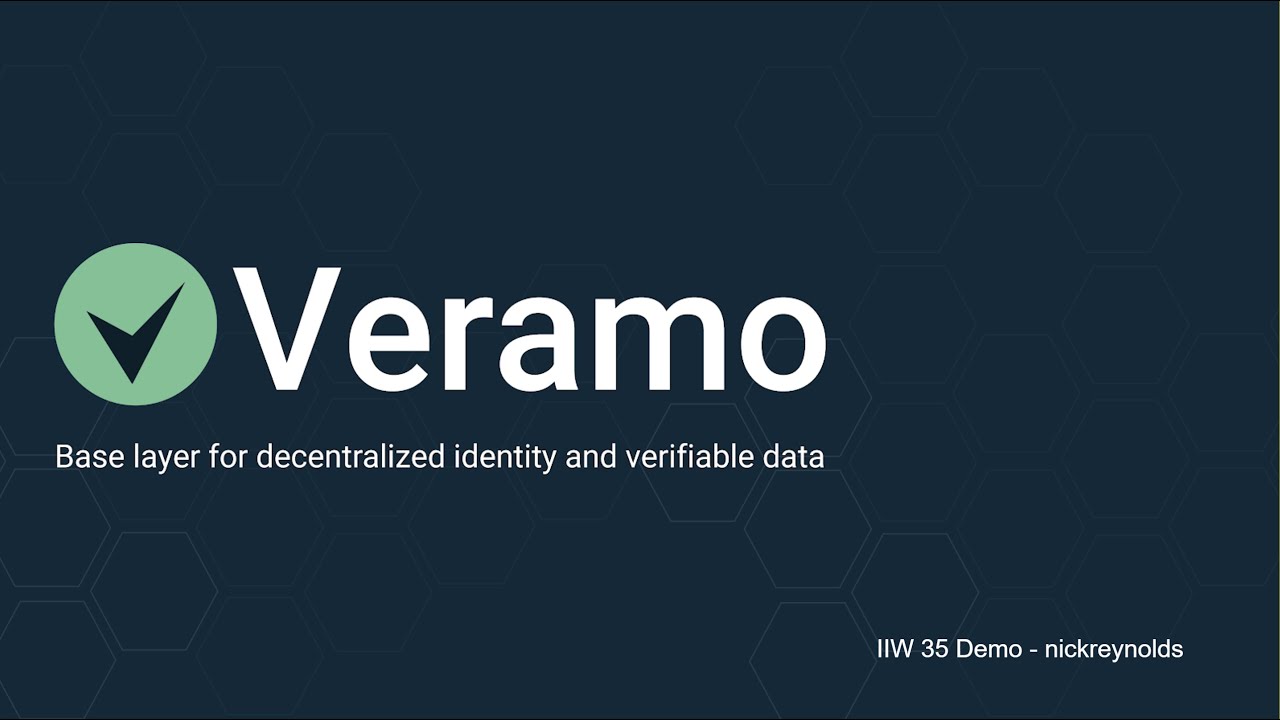 Veramo IIW 35 Extended Demo - YouTube