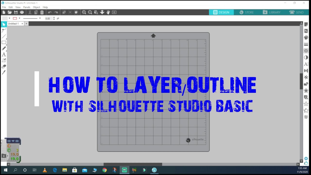 How to layer and outline in Silhouette - YouTube