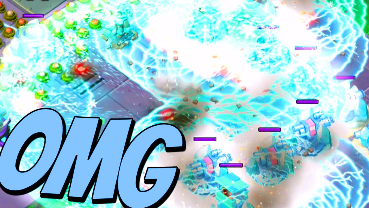 Boom Beach CRYO BOMB IS THE BEST DEFENSE EVER!! (Mega Crab Stages 1-10 ...