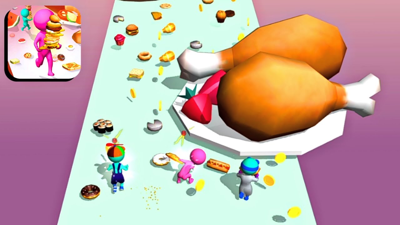 FOOD TOWER🌭🌮🍔NEW GAME-LEVEL 1-2 / Mobile Gameplay Tutorial (Android ...