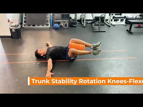 Trunk Stability Rotation Knees Flexed - YouTube