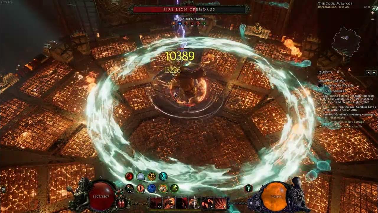 Phys DW Werebear Druid vs T4 Cremorus(Soul Bastion) Last Epoch - YouTube