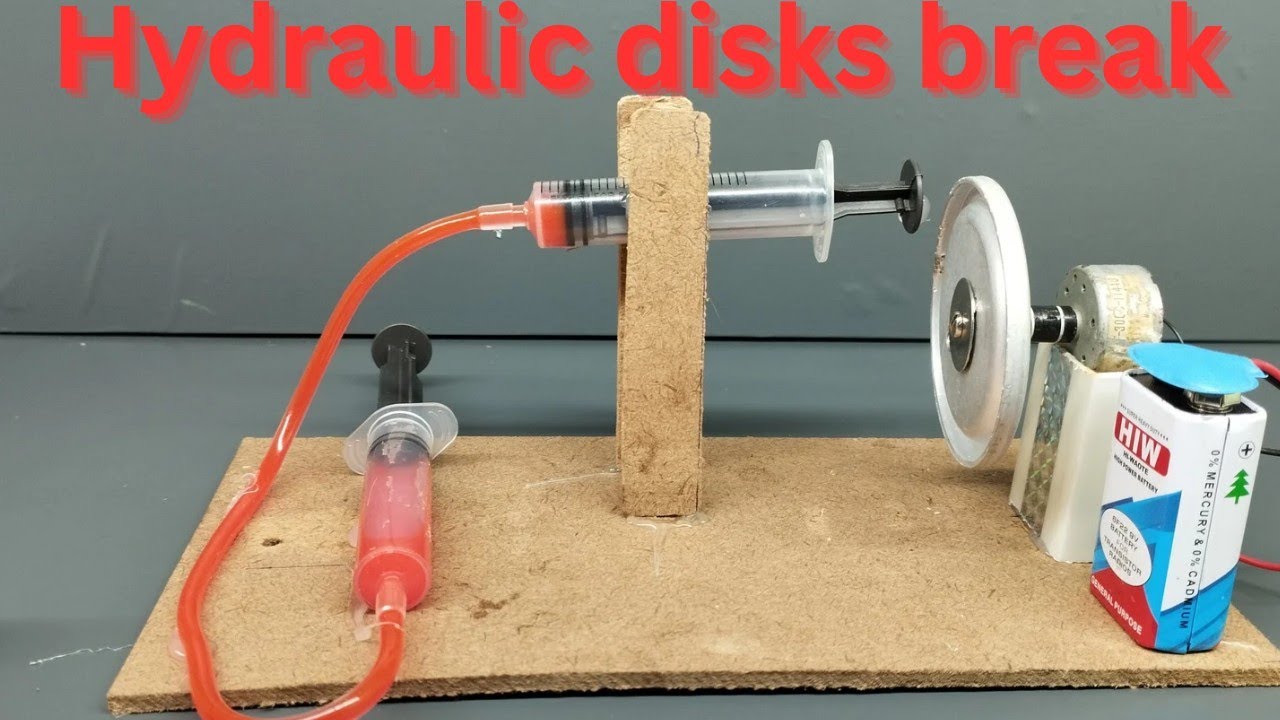 How to make hydraulic disks break. - YouTube