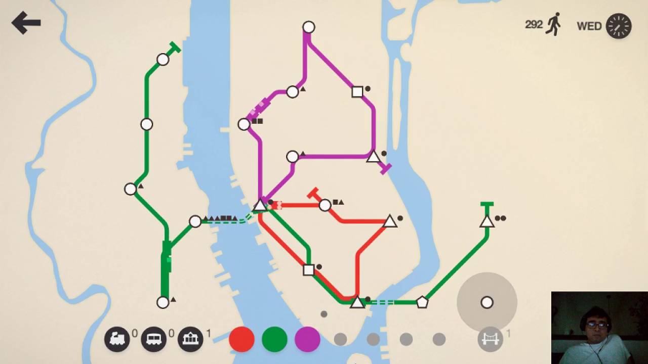 Mini Metro - New York (Score:1194) - July 3, 2016 - YouTube