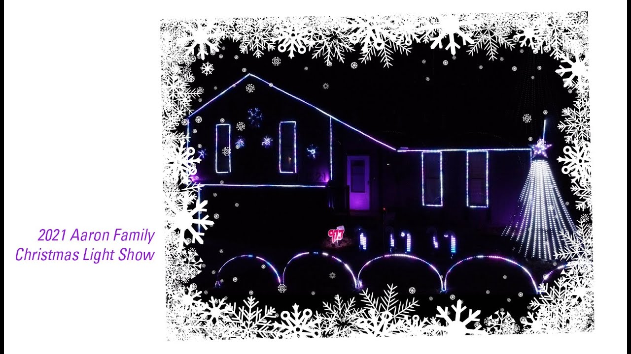 2021 Aaron Family Christmas Light Show - Part 1 - YouTube