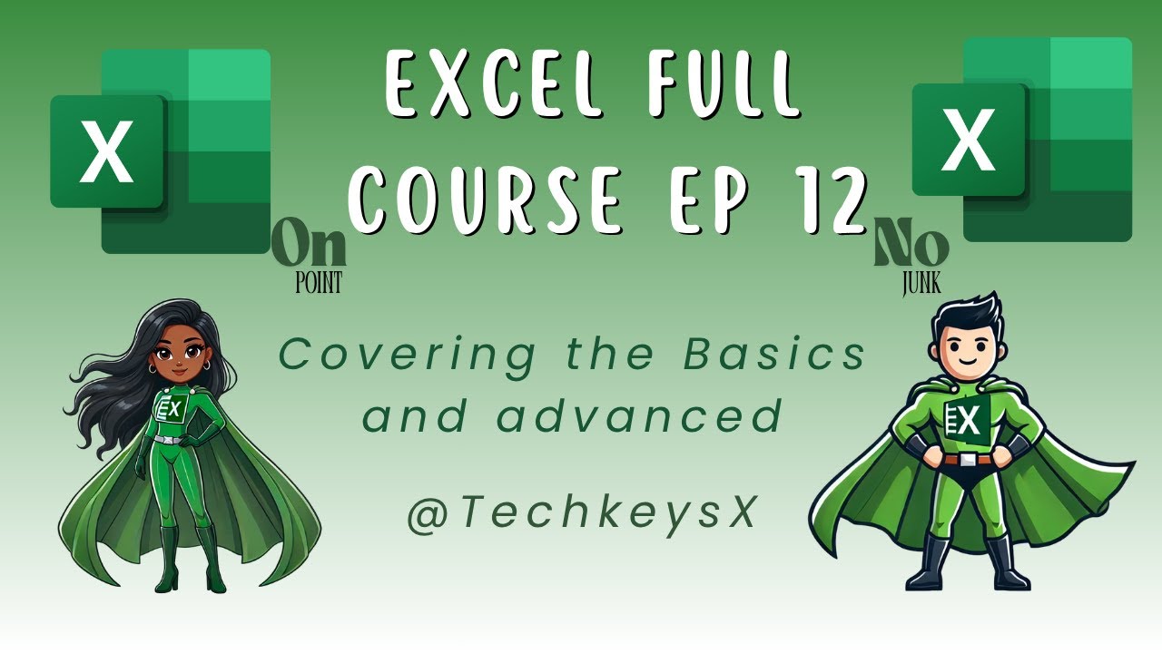 Excel Full Guide Ep 12: Every Button & Function Explained (Beginner to ...