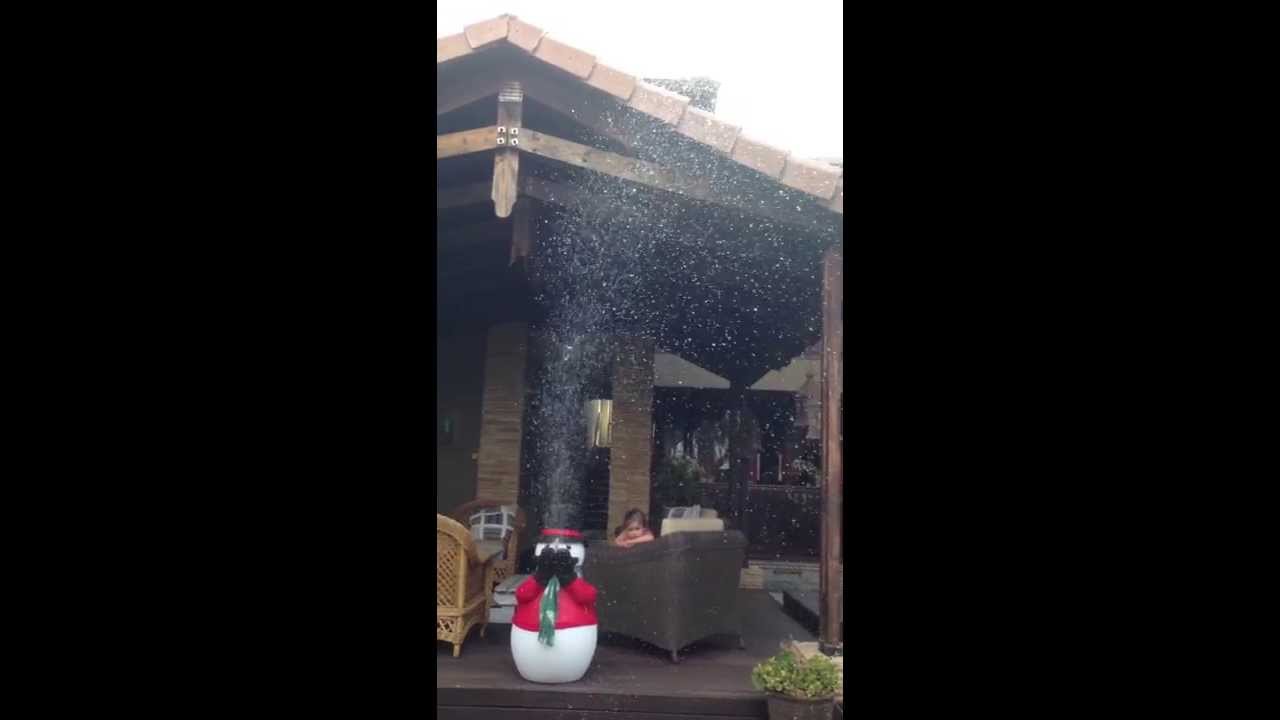 The Amazing Snowman Snow Machine RENTAL SA - YouTube
