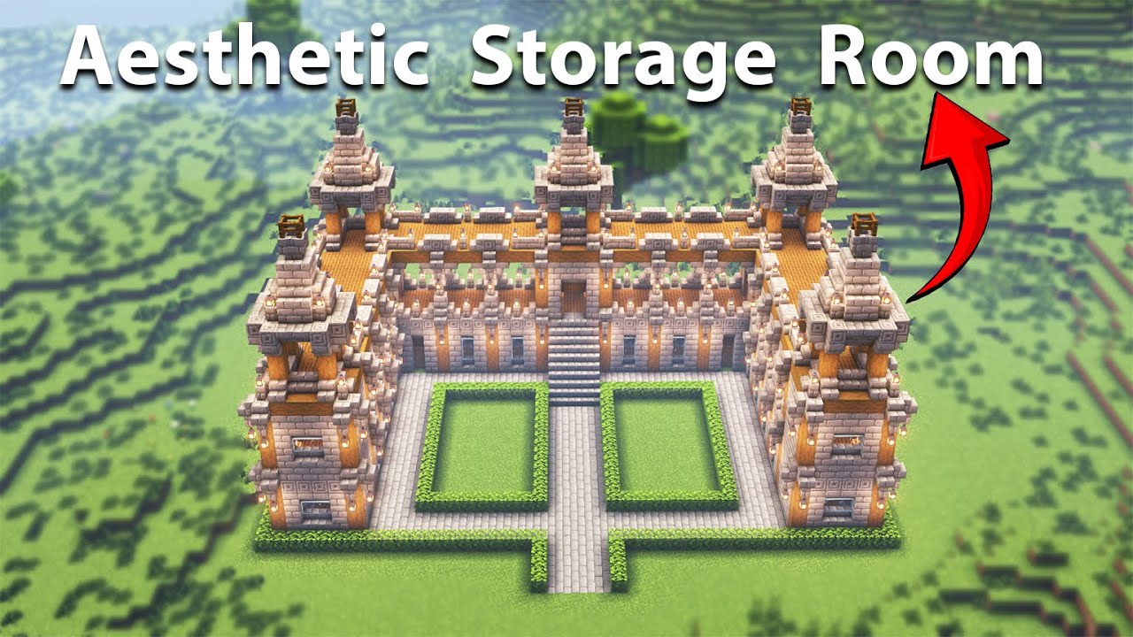 NEW Aesthetic Storage room 1.21.4 | Fully customization | Easy Tutorial ...