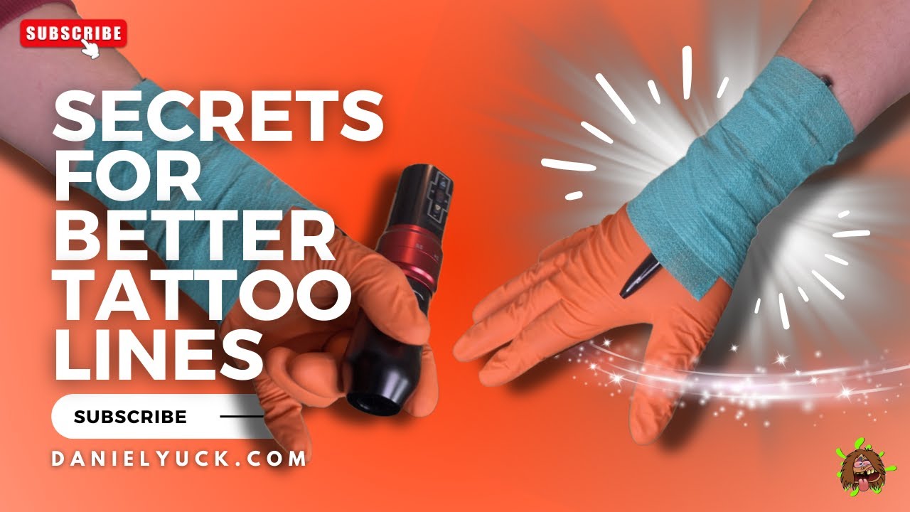 Secrets For Better Lines - Tattoo Tips For Beginners - YouTube