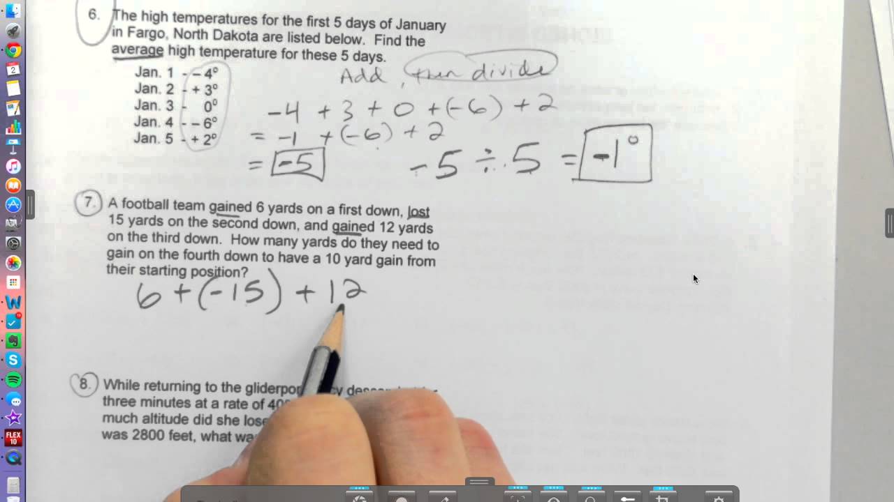 Word Problems Integers Review2 YouTube word-problems-integers-review2-youtube