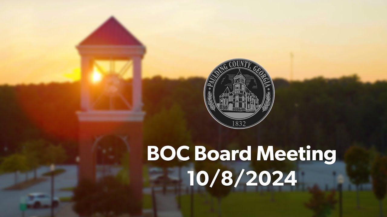 BOC Board Meeting - 10/8/2024 - YouTube