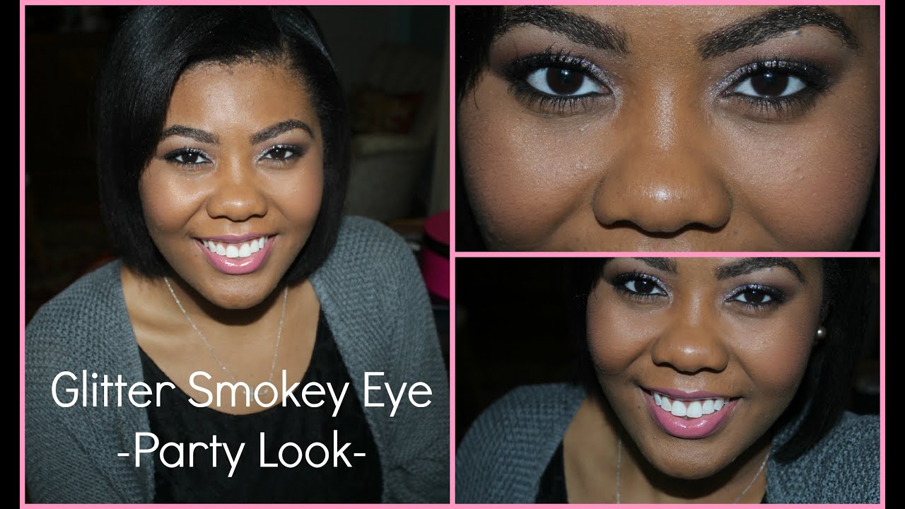 Glitter Smokey Eye Tutorial ♡ Youtube