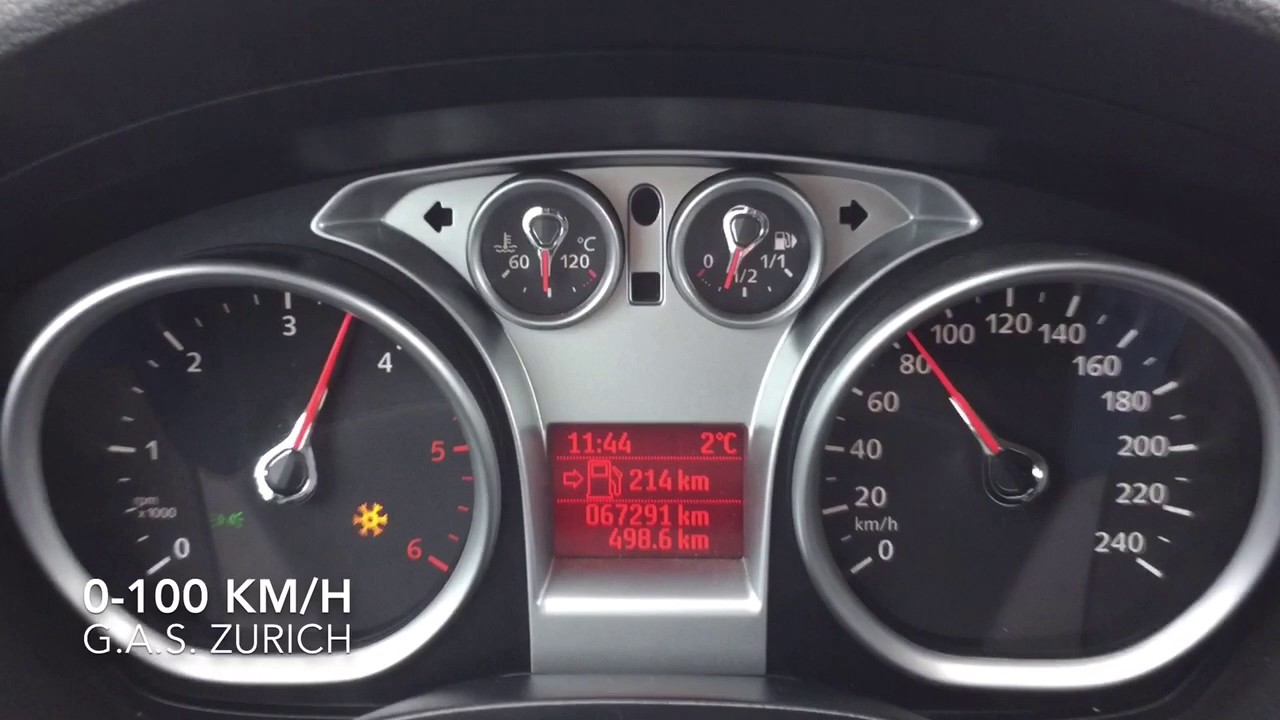 Ford Kuga 2.0 TDCi 0-100 km/h acceleration - YouTube