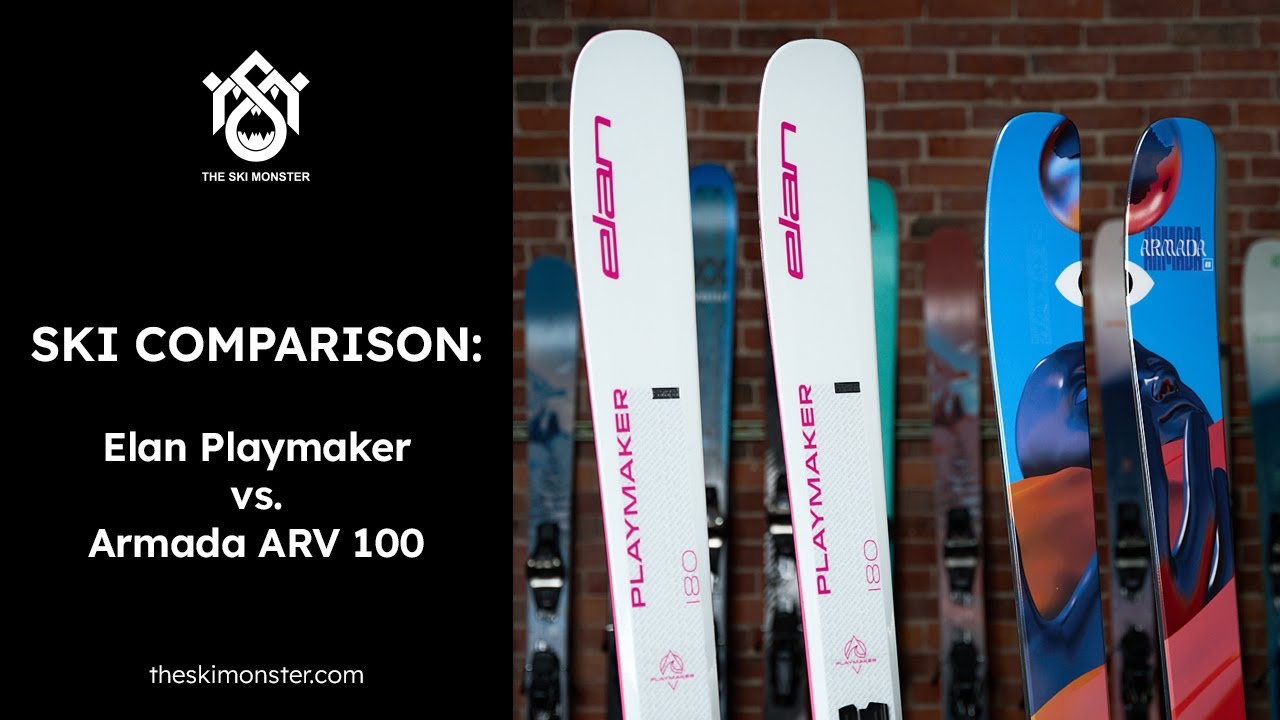Ski Comparison: Armada ARV 100 vs. Elan Playmaker 101 - YouTube