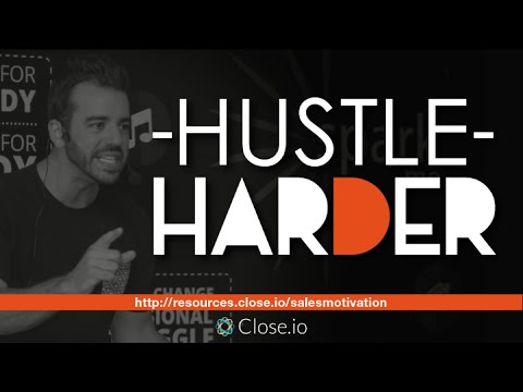 Sales motivation quote: Hustle Harder. - YouTube