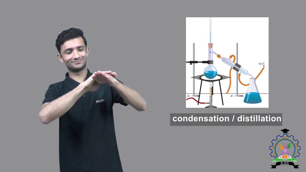 condensation or distillation separation technique - YouTube
