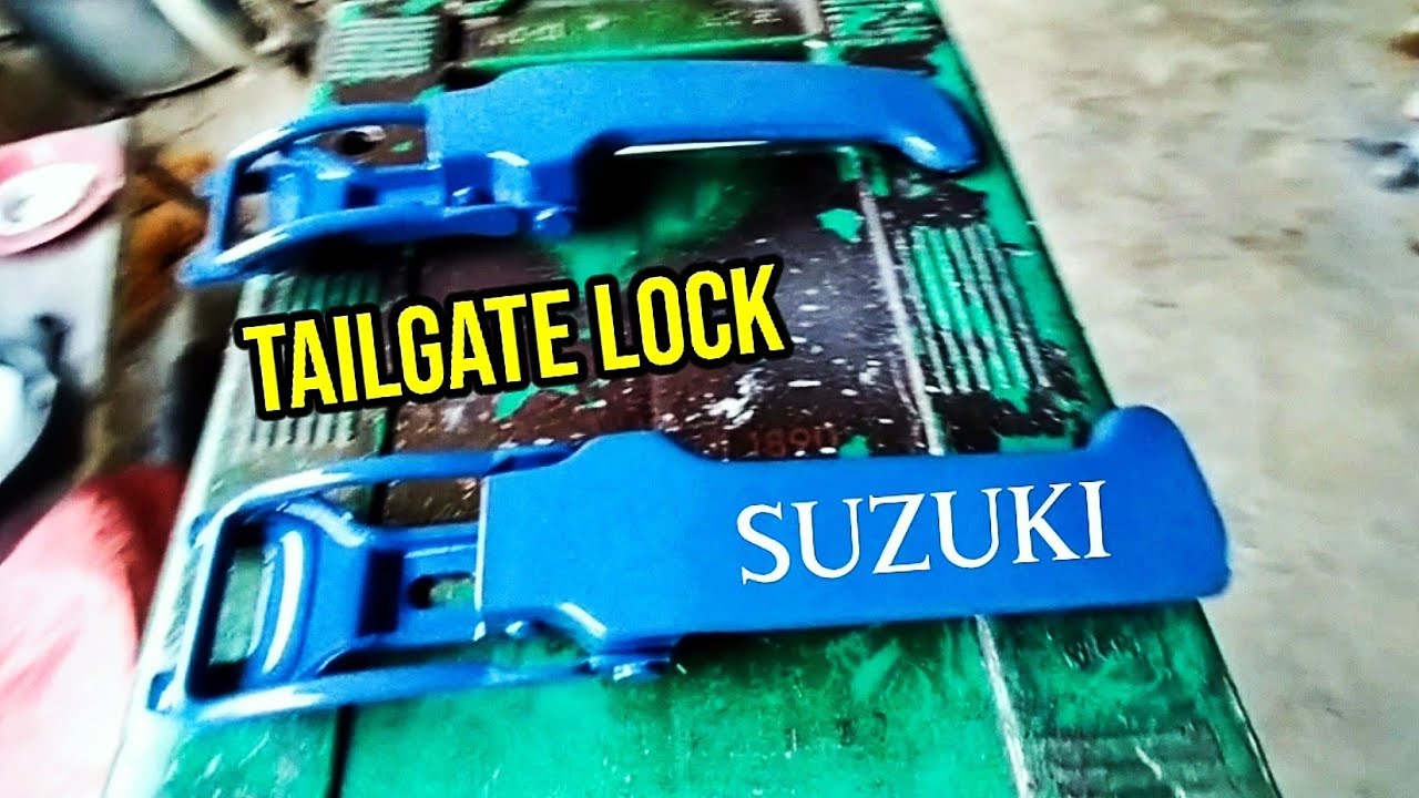 SUZUKI MULTICAB TAILGATE LOCK - YouTube