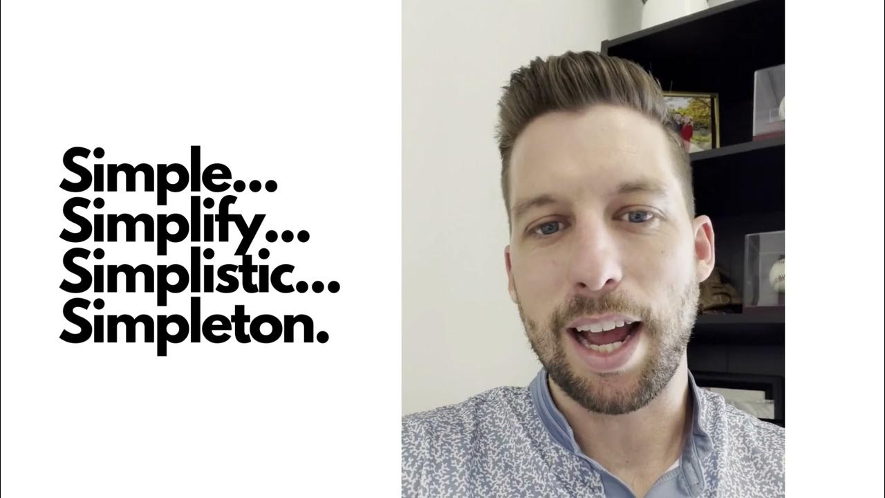 Ep 73 Simple Simplify Simplistic Simpleton YouTube ep-73-simple-simplify-simplistic-simpleton-youtube