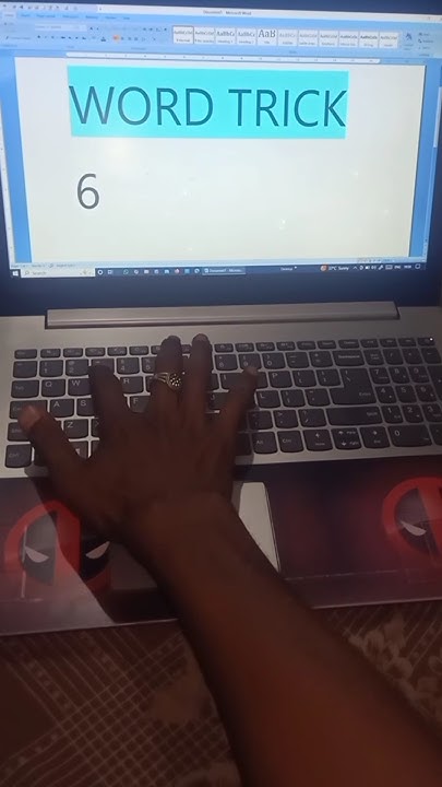 WORD TRICKS #computer #computereducation #shortcutkeys #windows#shorts#ytviral#logo#laptop# ...
