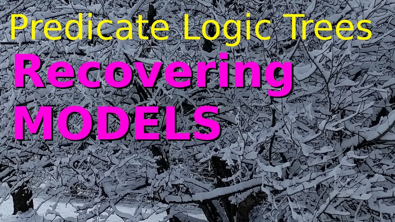 Predicate Logic, Truth Trees - Recovering a Model - YouTube