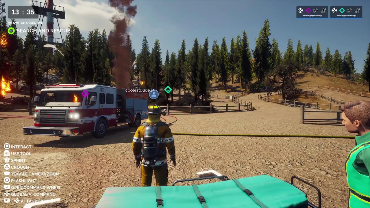 Firefighting Simulator The Squad (PS5) - YouTube