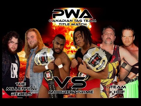 PWA Canadian Tag Team Title Match - PWA Apocalypse 2017 - YouTube