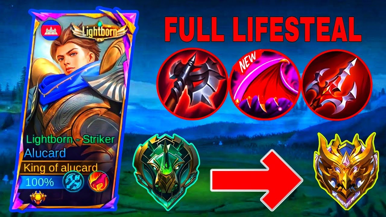 ALUCARD FULL LIFESTEAL BEST BUILD !! new alucard best build & emblem ...