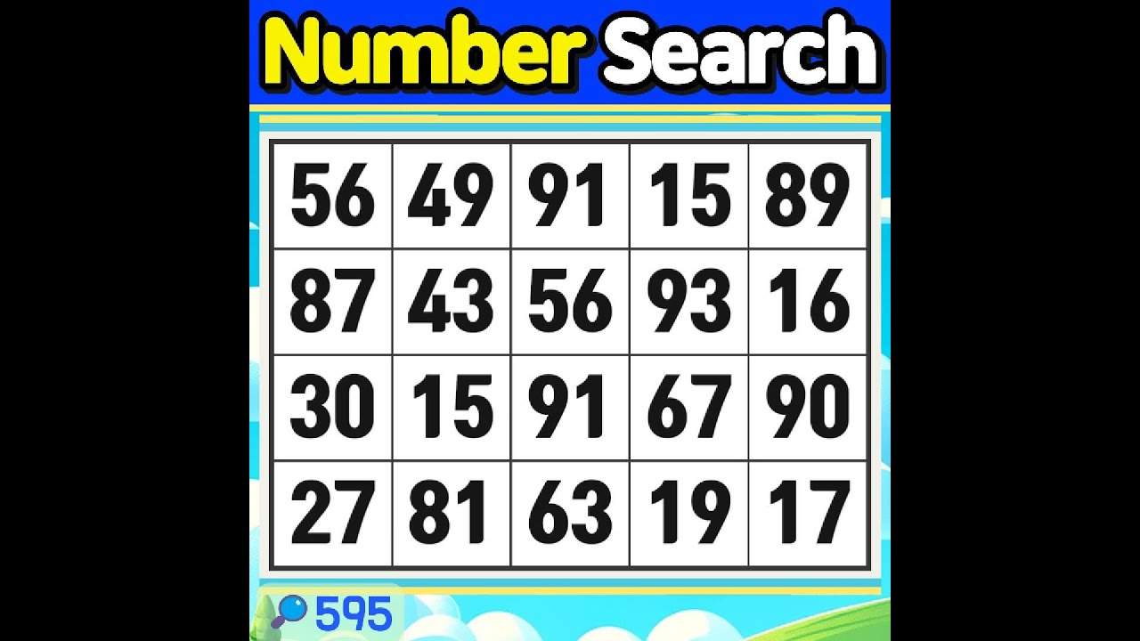 Number Search #595 Beating yesterday’s self is the true victory.【Match ...