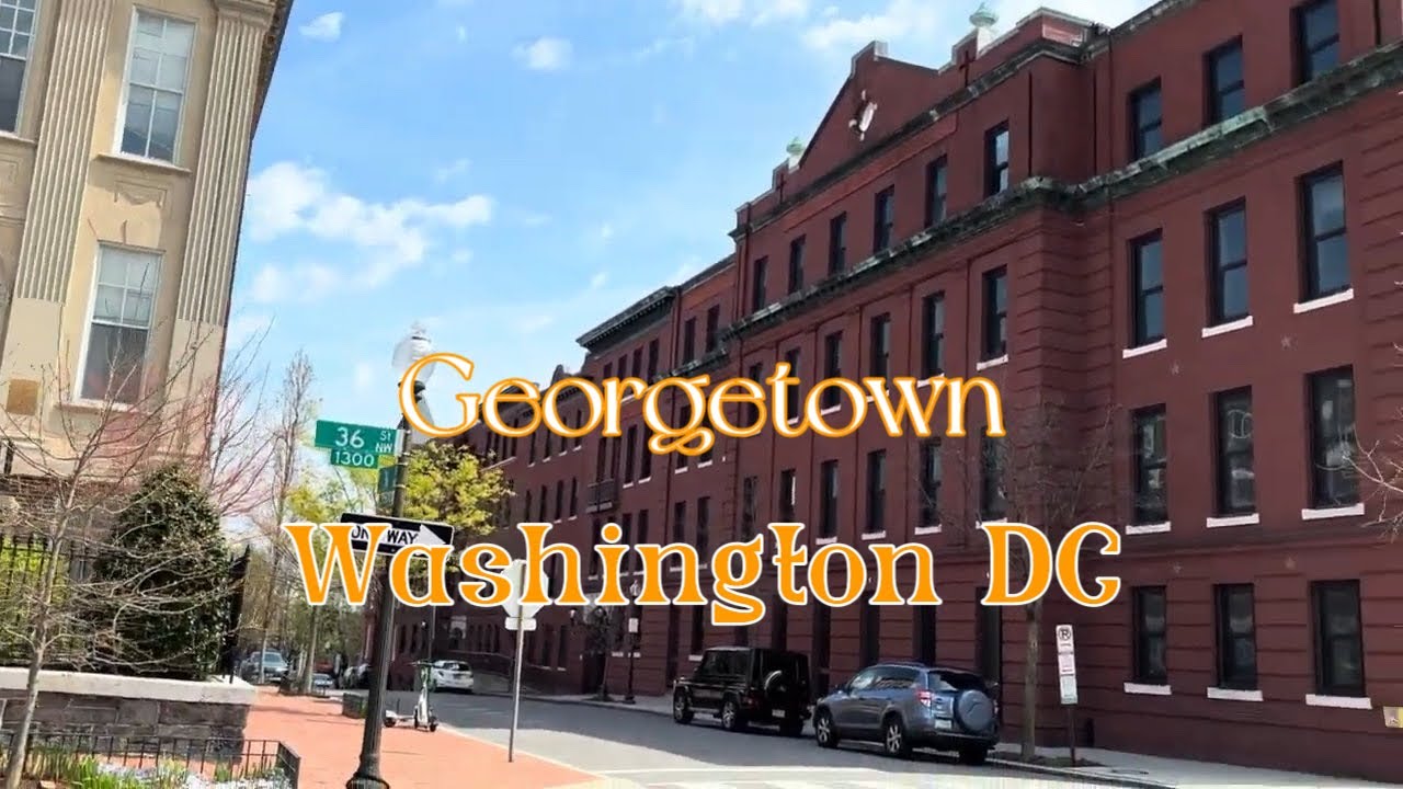 Washington DC - GEORGETOWN Walking Tour 【4K】 - YouTube