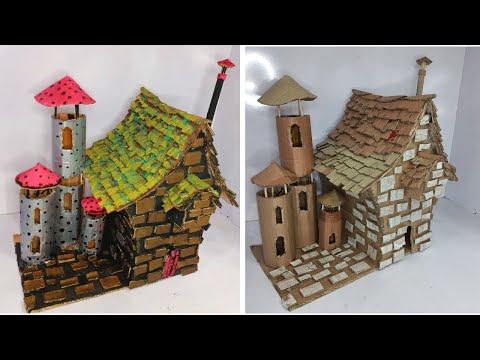 DIY Witch House Using CardBoard