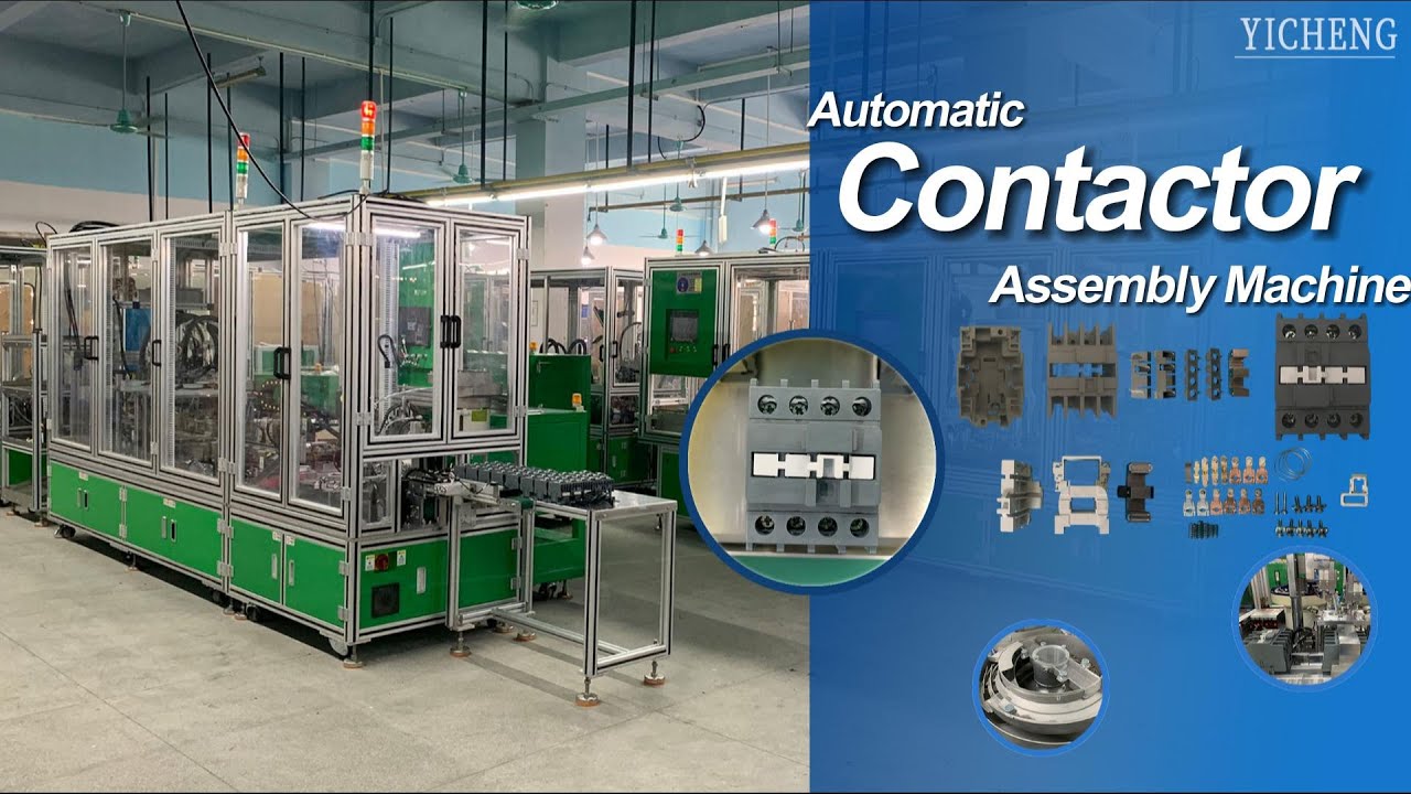 Electronic Contactor Relay Assembly Machine | #yichengautomation # ...