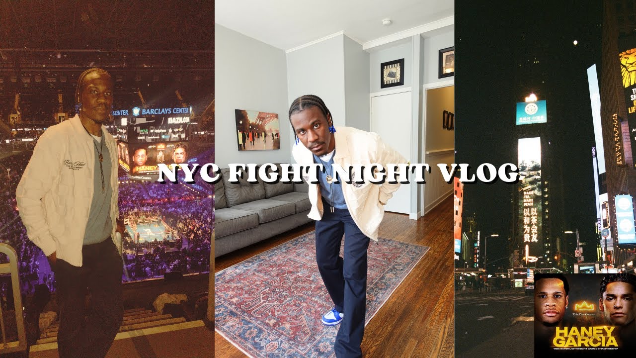 BACK IN NEW YORK VLOG: I Attended The Most Controversial Boxing Match History(Ryan Garcia) - YouTube