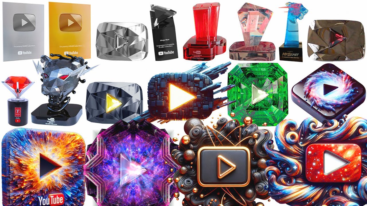 Niveles de Poder de los BOTONES DE YOUTUBE COMPLETOS - YouTube