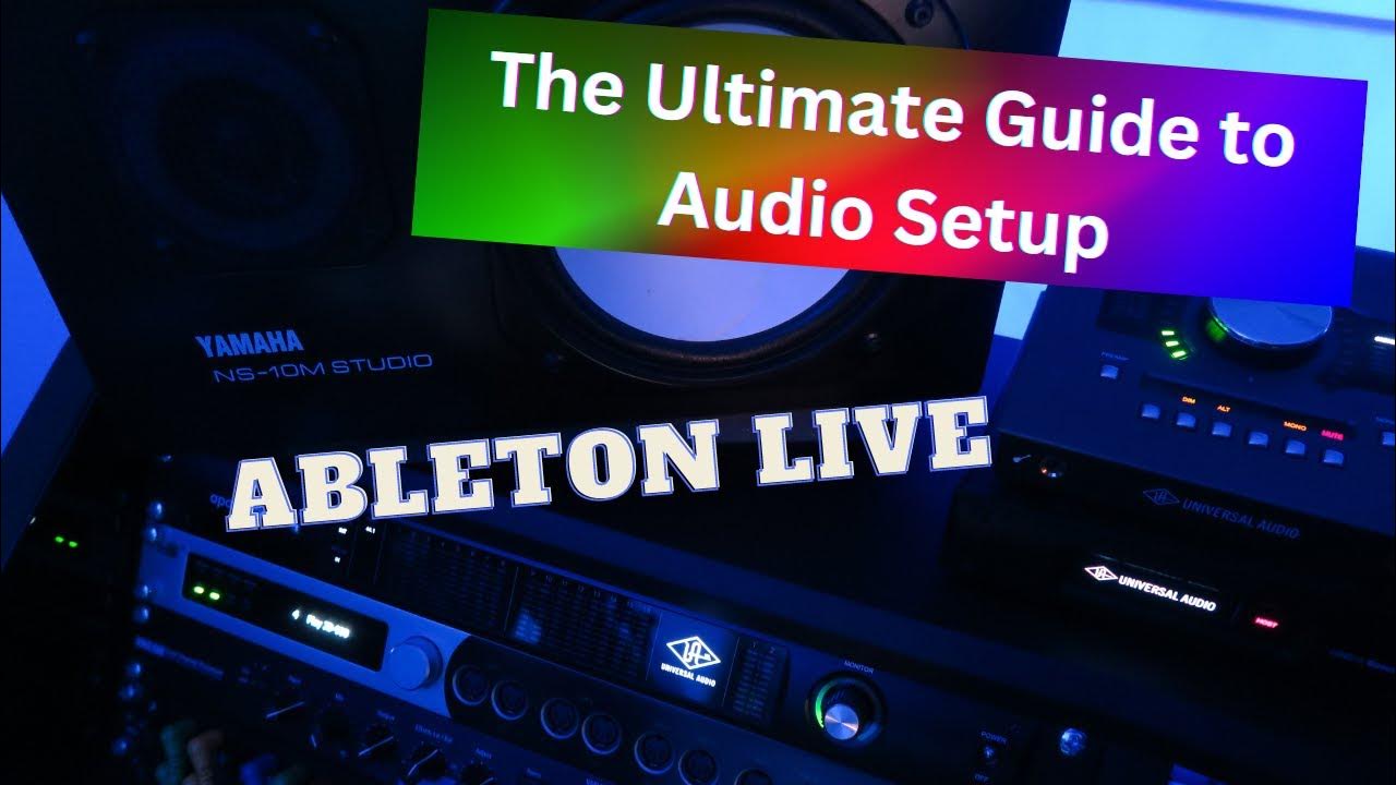 Setting up audio in Ableton Live - YouTube