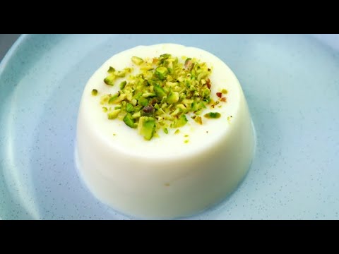 Milk Pudding Recipe || Agar Agar milk Pudding || No oven, Wobbly jelly ...