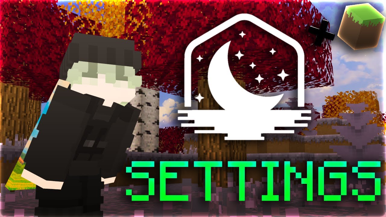 My Lunar Client + Minecraft Settings - YouTube