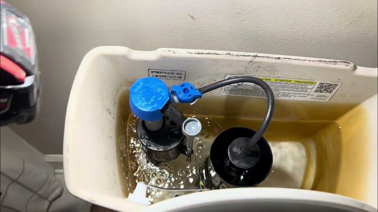 HOW TO fix this! KOHLER TOILET RUNS and leaks, keeps refilling/ghost flush! - YouTube