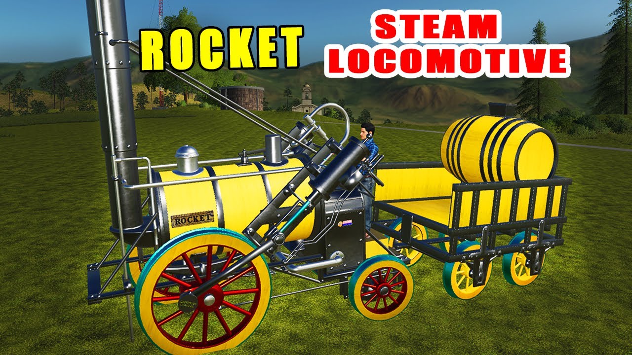 The Rocket - New Mod of Stephenson's 1829 Steam Locomotive! Farming ...