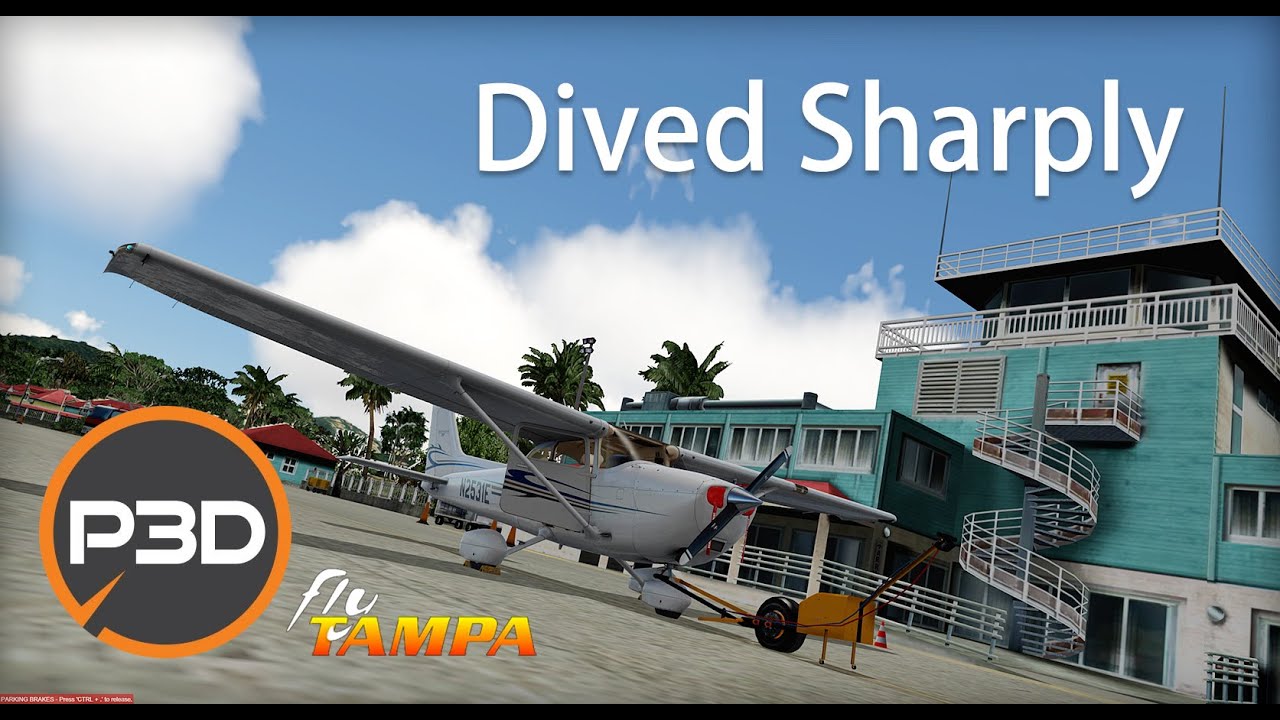 [P3D V5]Test flight Prepar3d V5 St. Barts Airport - YouTube