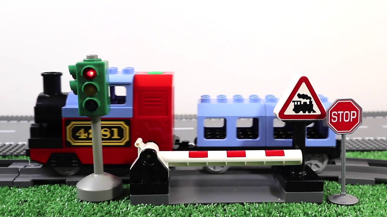 Train Crossing Crash For Kids | Поезд Шлагбаум и Аварии Для Детей ...