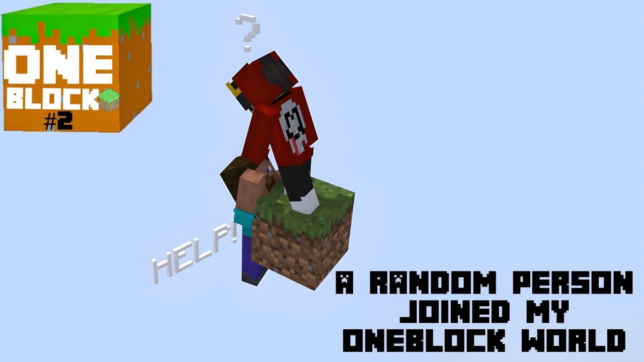 A random person joined my oneblock world!@originalgamer62 - YouTube