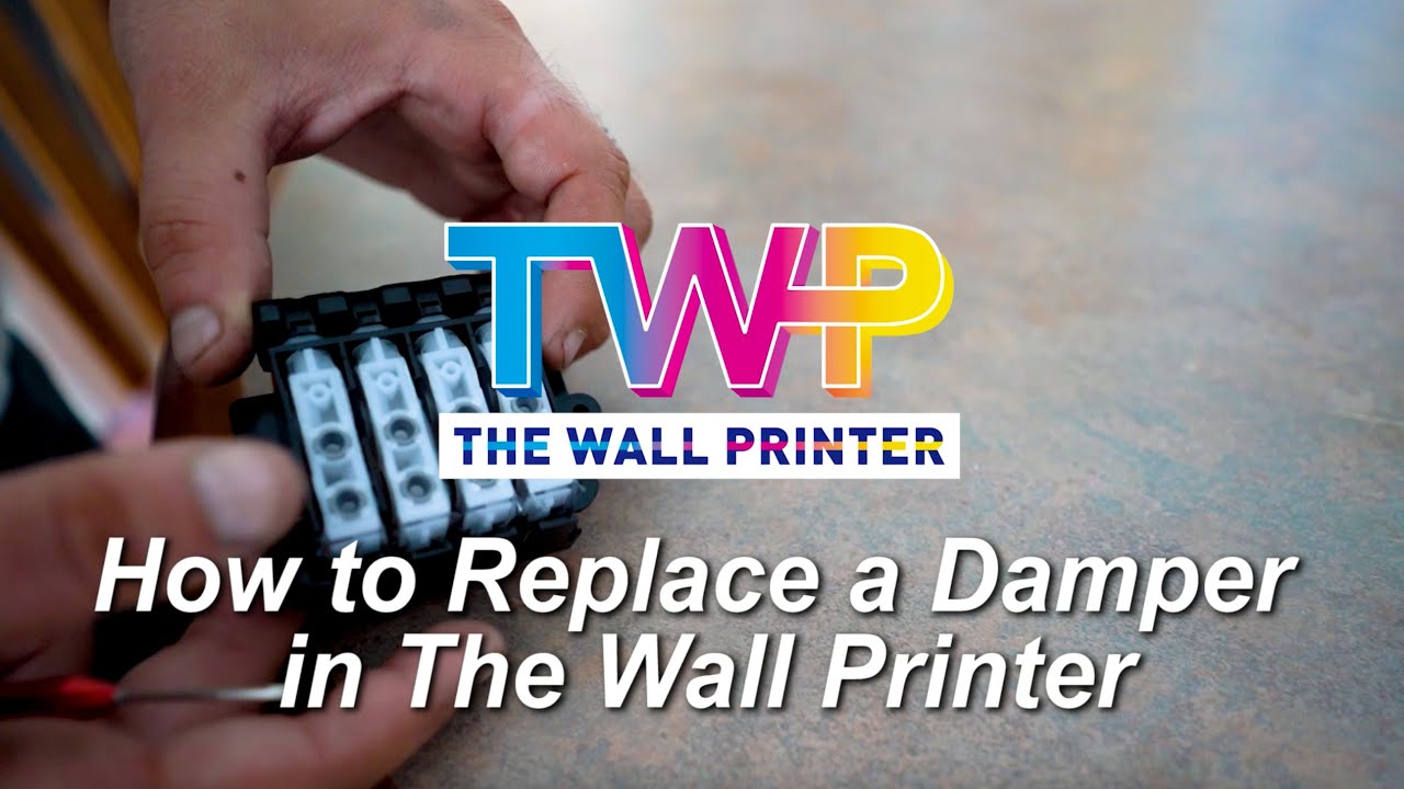 How to Replace a Damper in The Wall Printer - YouTube