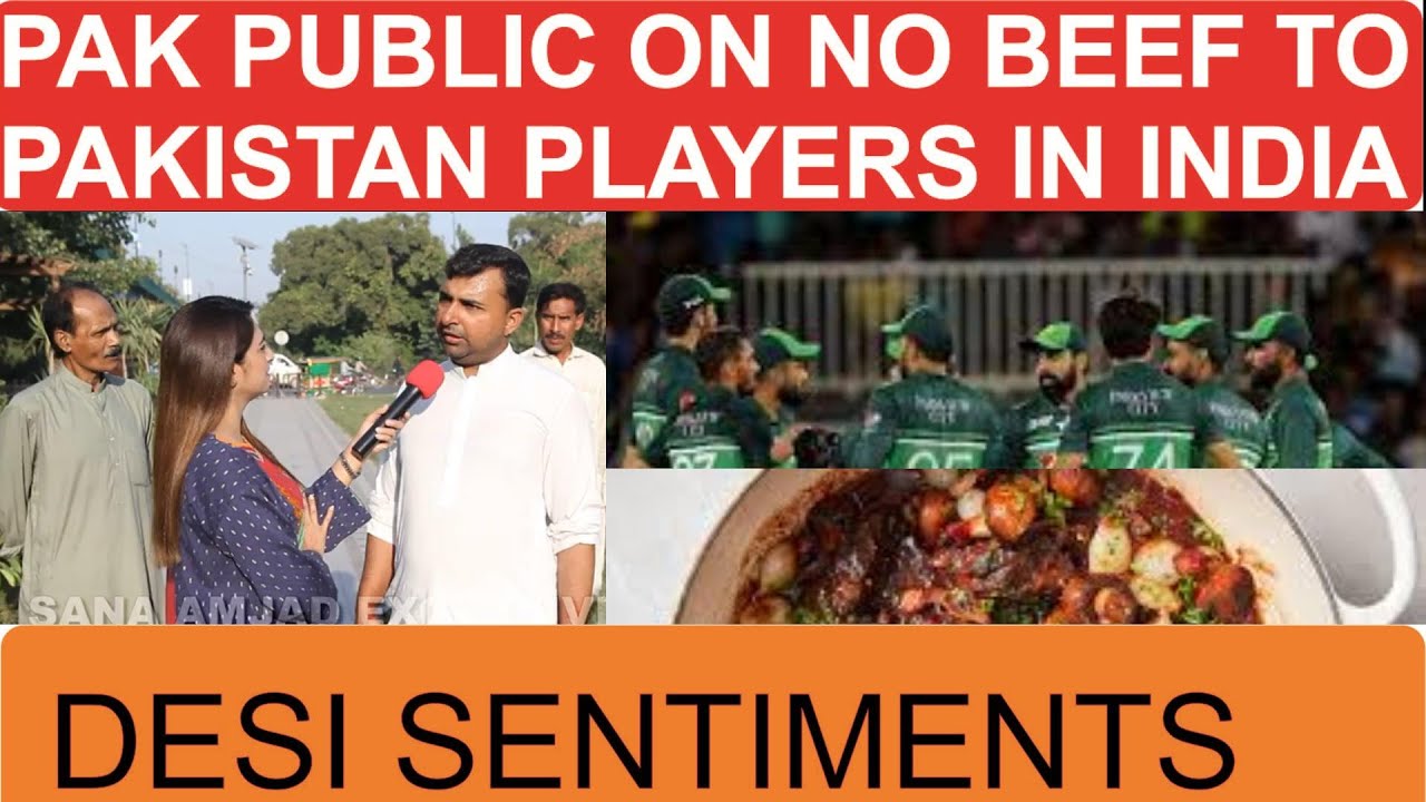 No Beef For Pakistan Team in India - YouTube