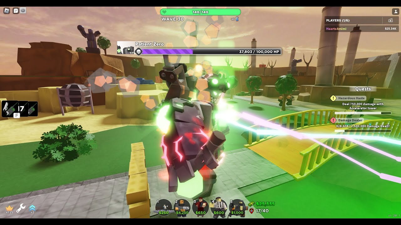 Roblox Tower Defence Simulator how to solo intermediate - YouTube