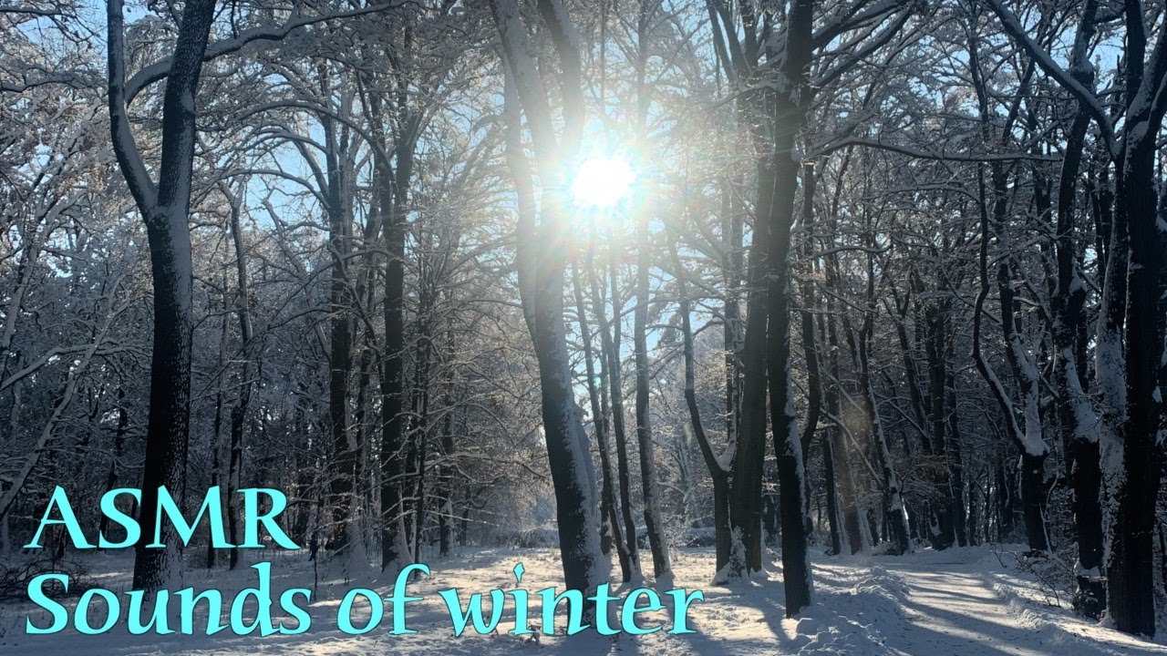 ASMR 🌙 Winter is coming - Lo-fi taps on window & footsteps in snow ...