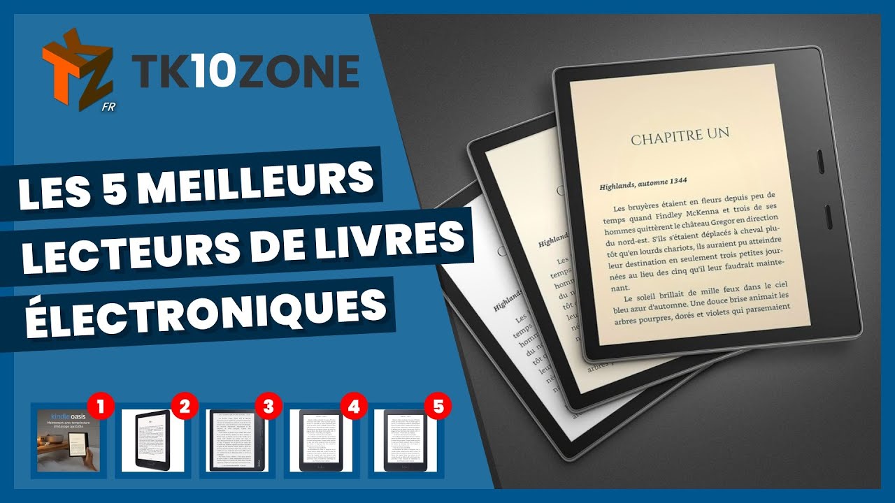 Les 5 meilleurs lecteurs de livres électroniques - YouTube