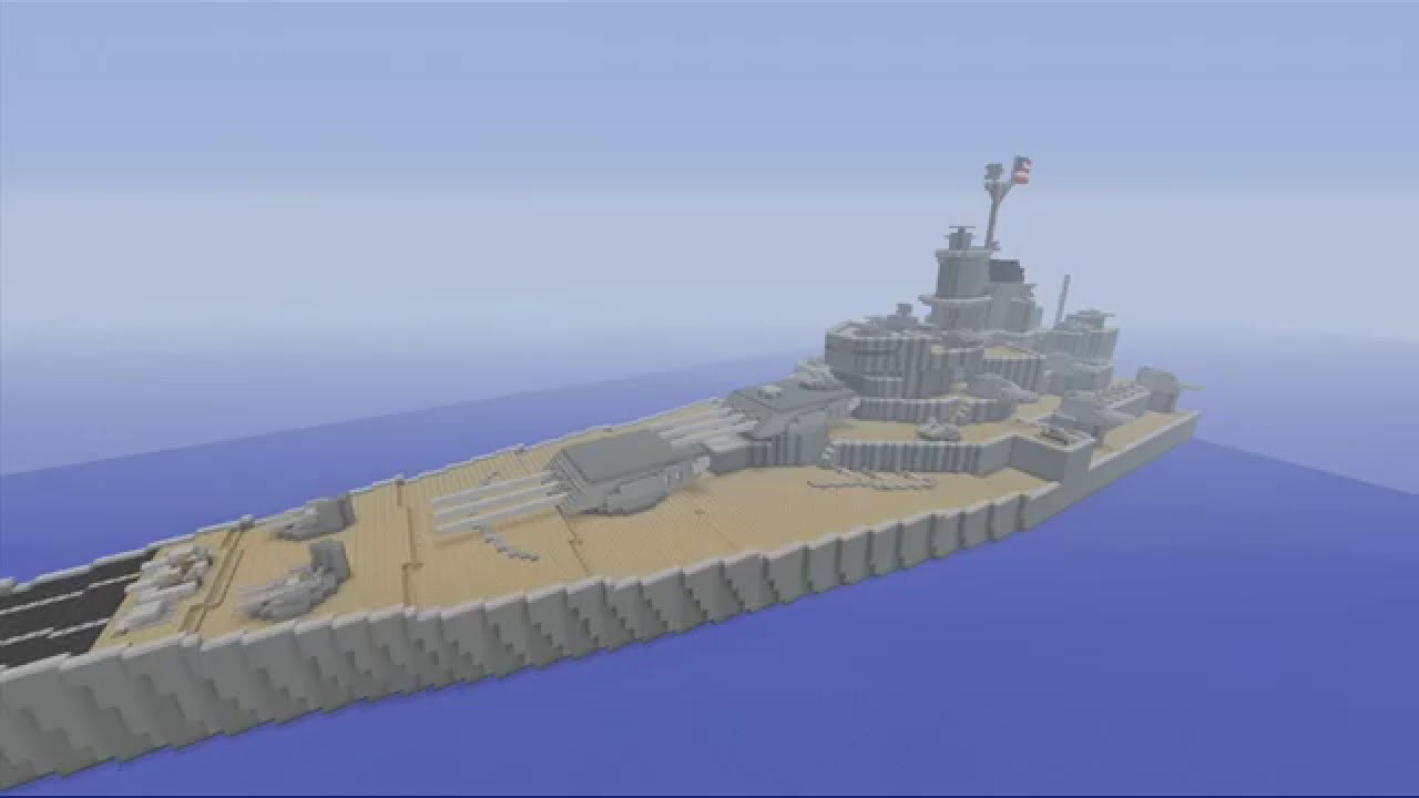 Minecraft Xbox Battleship Iowa Showcase - YouTube