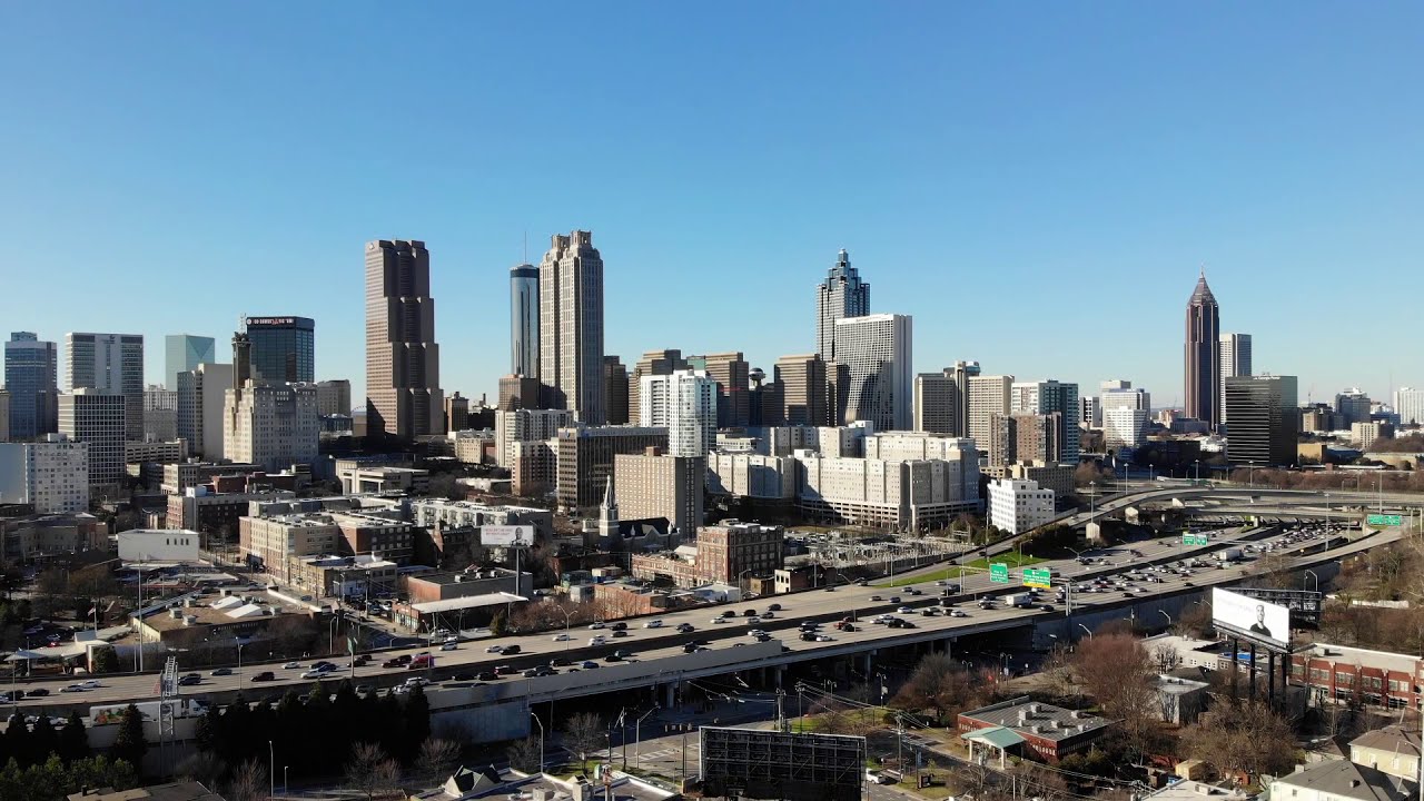 Rise up over Selena Butler Park, ATL - Jan. 5 2020 - YouTube