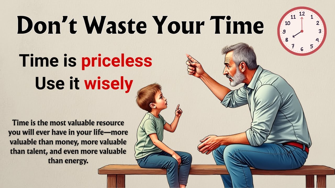 Stop Wasting Your Time | Don't Waste Your Time | Improve Your English ...